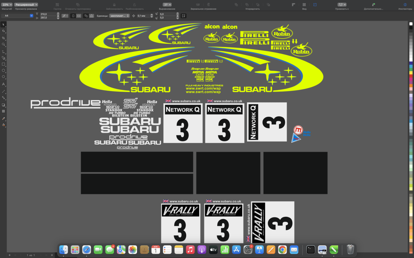 RALLY DECALS SUBARU IMPREZA WRC S6/P2000 - ANTONENKO555